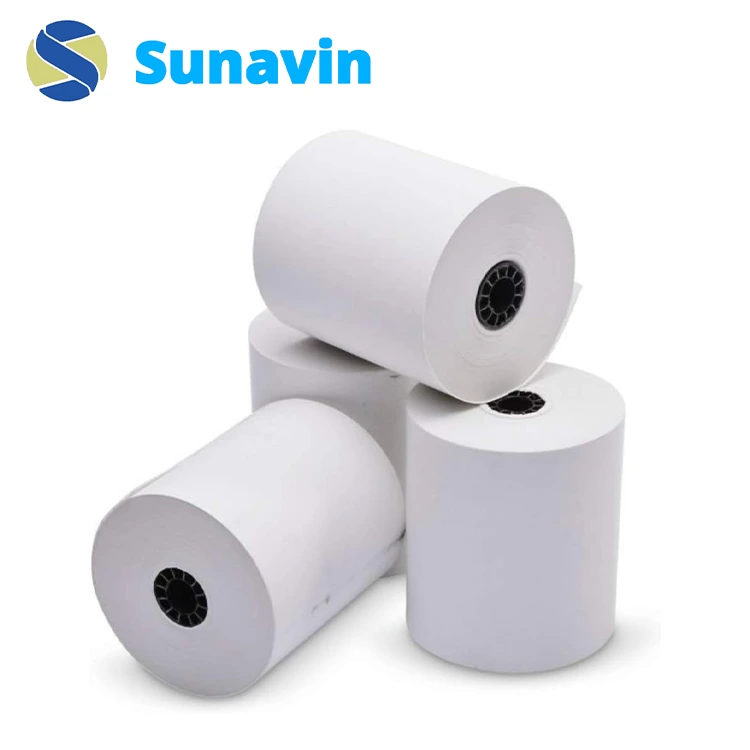 3 1/8″ x 190′ BPA-Free Thermal Paper Rolls - Sunavin
