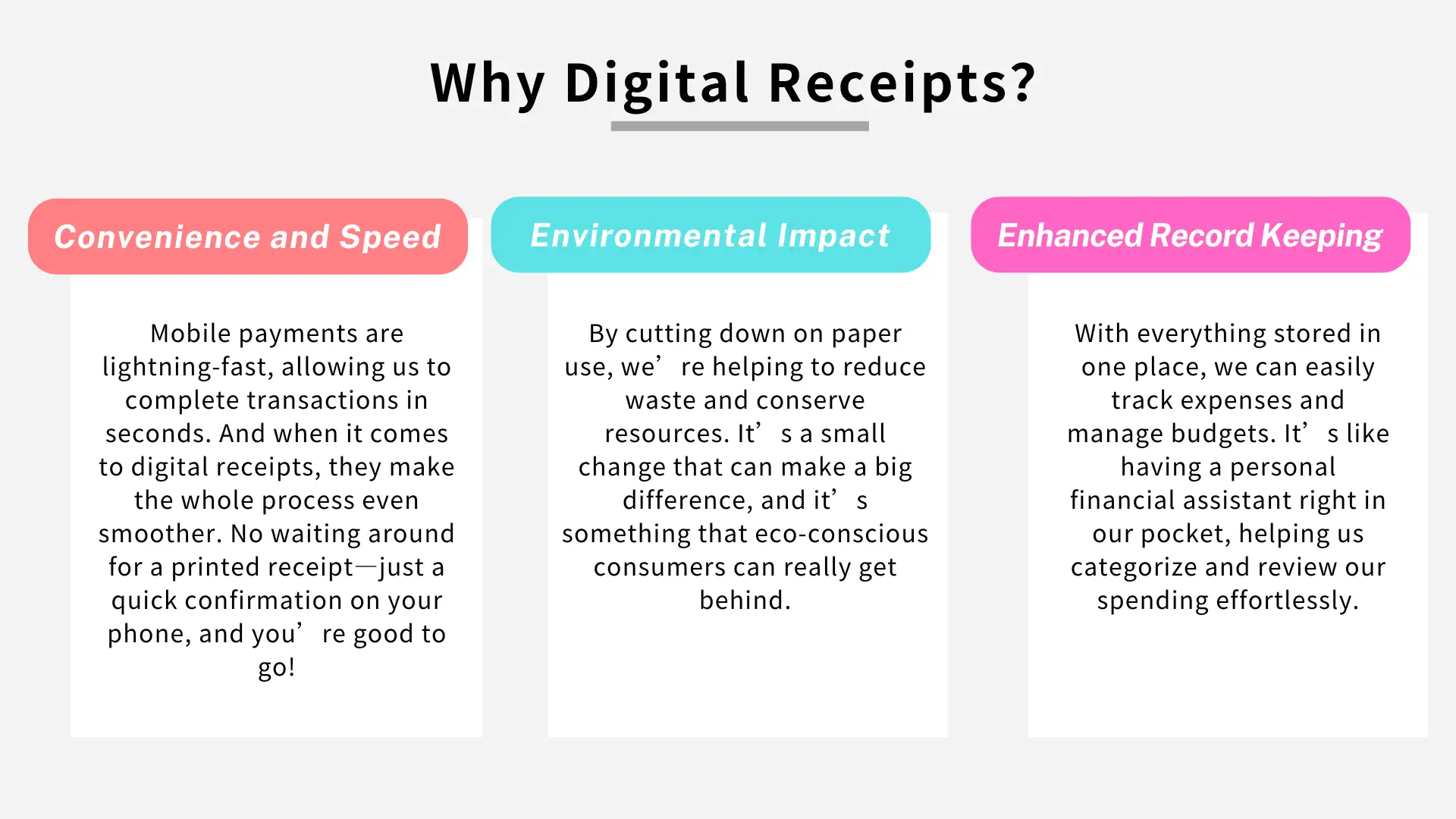 Mobile Payments: The End of Receipt Papers?